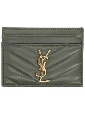 Saint Laurent Card Holder Cassandras - Brown