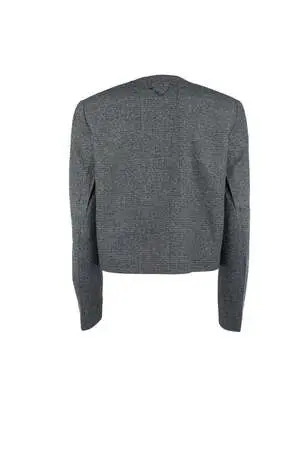 Prada Textured Patterned Blazer - Multicolor