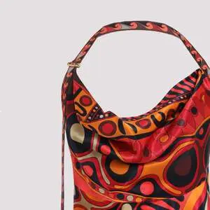 Emilio Pucci Printed Long Halterneck Dress