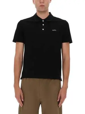 A.p.c. Standard Polo Shirt - Black