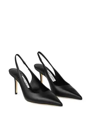 JIMMY CHOO Leather Slingback Pumps - Multicolor