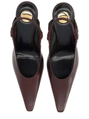Saint Laurent Décolleté Anne-marie Slingbacks - Brown