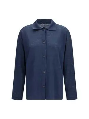 Max Mara Ribes Wool Cardigan - Blue
