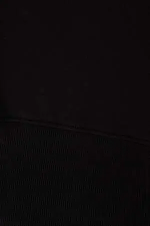 Dries Van Noten Ribbed Cropped T-shirt