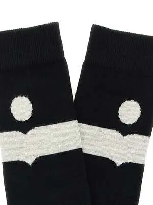 Isabel Marant Étoile Nesson Crew Socks With Logo