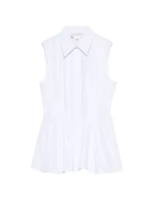 Sportmax Cotton Poplin Shirt With Crystal Embellishment - Multicolor