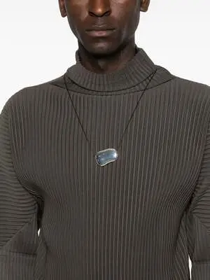Issey Miyake Homme Plissé Long Sleeve Pleated Knitwear