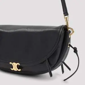 Celine Small Halfmoon Bag - Black