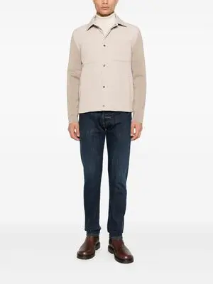 Herno Paneled Jacket With Point Collar
