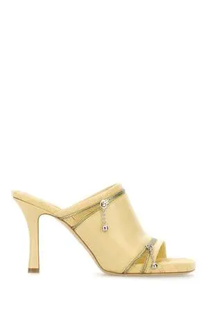 Burberry BURBERRY Zip Up Heeled Mules Multicolor