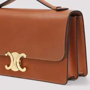 Celine Triomphe Medium Folio - Brown