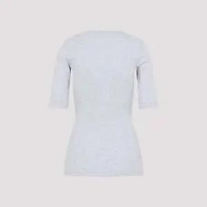 Brunello Cucinelli Ribbed V-neck T-shirt