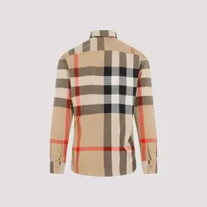 Burberry Check Cotton Shirt - Multicolor