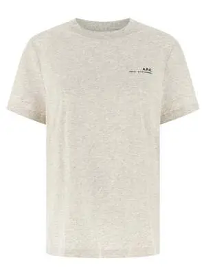A.p.c. Organic Cotton Logo Print T-shirt