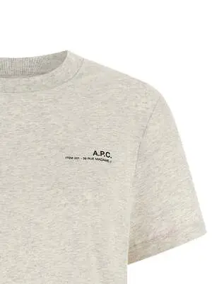 A.p.c. Organic Cotton Logo Print T-shirt