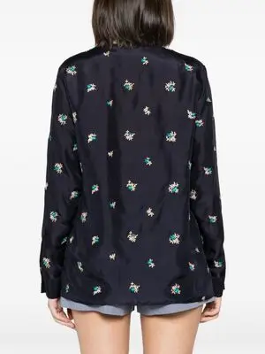FORTE_FORTE Embroidered Silk Shirt - Multicolor