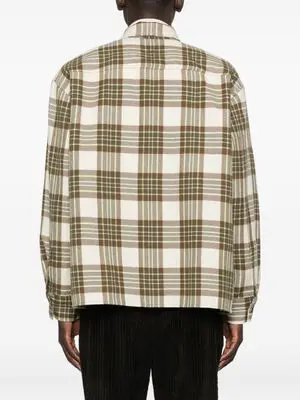 Ami Wool Checked Overshirt - Multicolor