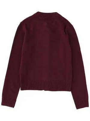 GANNI Cardigan With Logo - Multicolor