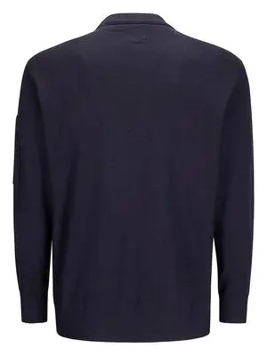 C.P. COMPANY Logo Wool Crewneck Sweater - Multicolor
