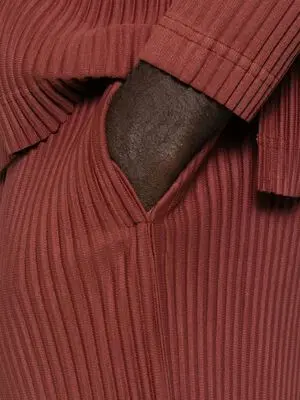 Issey Miyake Homme Plissé Pleated Cropped Trousers