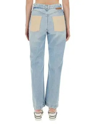 Stella McCartney Straight Leg Jeans - Blue