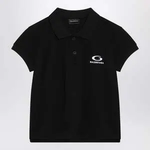 Balenciaga Laurel Classic Polo Shirt - Black