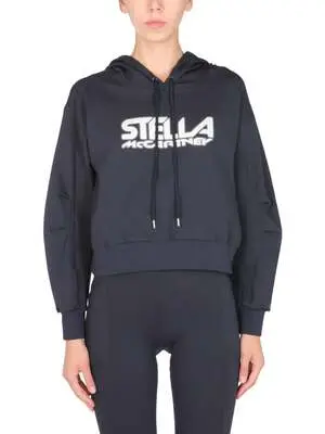 Stella McCartney Logo Hoodie - Blue