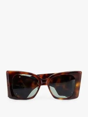 Saint Laurent Acetate Cat Eye Sunglasses - Multicolor