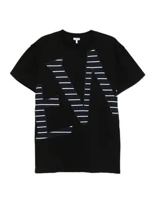 Loewe Loewe Men Logo Cotton T-Shirt Multicolor