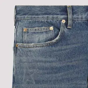GOLDEN GOOSE Skate Loose Jeans In Cotton - Blue