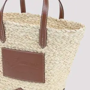 LANVIN Straw Catch Basket Handbag