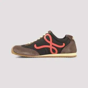 Loewe Ballet Runner 2.0 Sneakers In Calf Leather - Brown