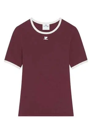 COURREGES Signature Contrast T-shirt - Multicolor