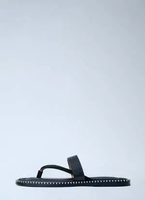 Dries Van Noten Leather Thong Sandals