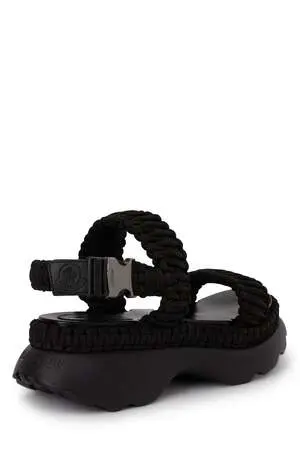 Moncler Woven Sandals With Buckle Fastening