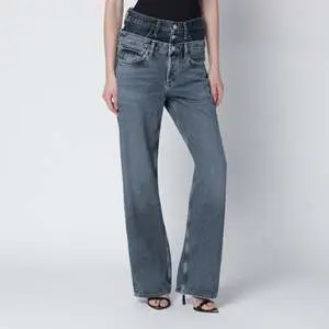 AGOLDE Elson Jeans With Double Waistband - Blue