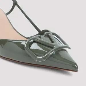 Valentino Garavani Calf Leather Slingback Pumps