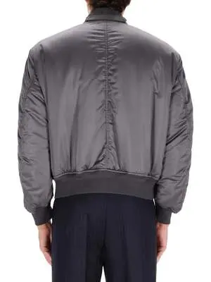 TOM FORD Silk Bomber Jacket - Gray