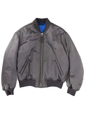TOM FORD Silk Bomber Jacket - Gray