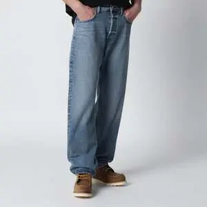 AGOLDE Wide Leg Jeans In Regenerated Denim - Blue