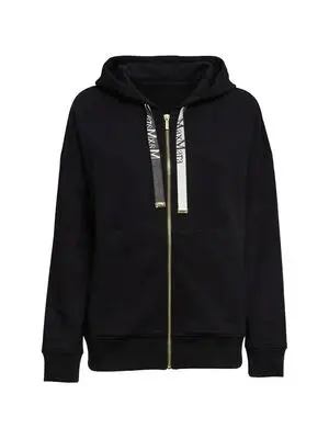 Max Mara Striped Cotton Hoodie
