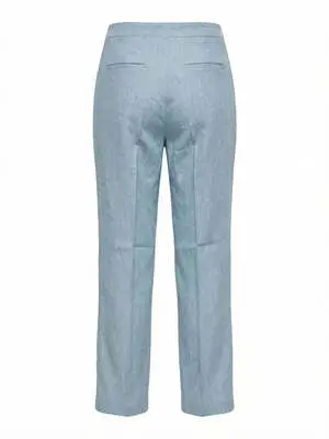 Tagliatore Tailored Linen Trousers - Multicolor