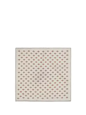 Brunello Cucinelli Silk Pochette With Diamond Pattern - Multicolor