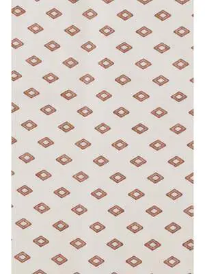 Brunello Cucinelli Silk Pochette With Diamond Pattern - Multicolor
