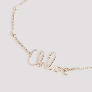 Chloé Gold Tone Necklace - Multicolor