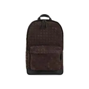 Bottega Veneta Suede Leather Backpack - Brown