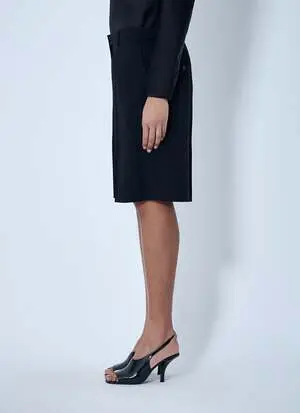 TOTEME Tailored Wool Twill Bermuda Shorts