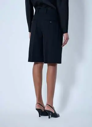 TOTEME Tailored Wool Twill Bermuda Shorts