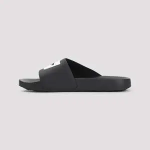Givenchy Slide Sandals With Contrasting Logo Patch