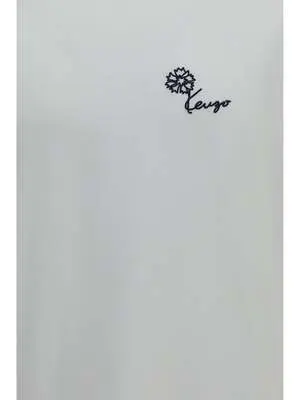 Kenzo Tulip Embroidered Cotton T-shirt
